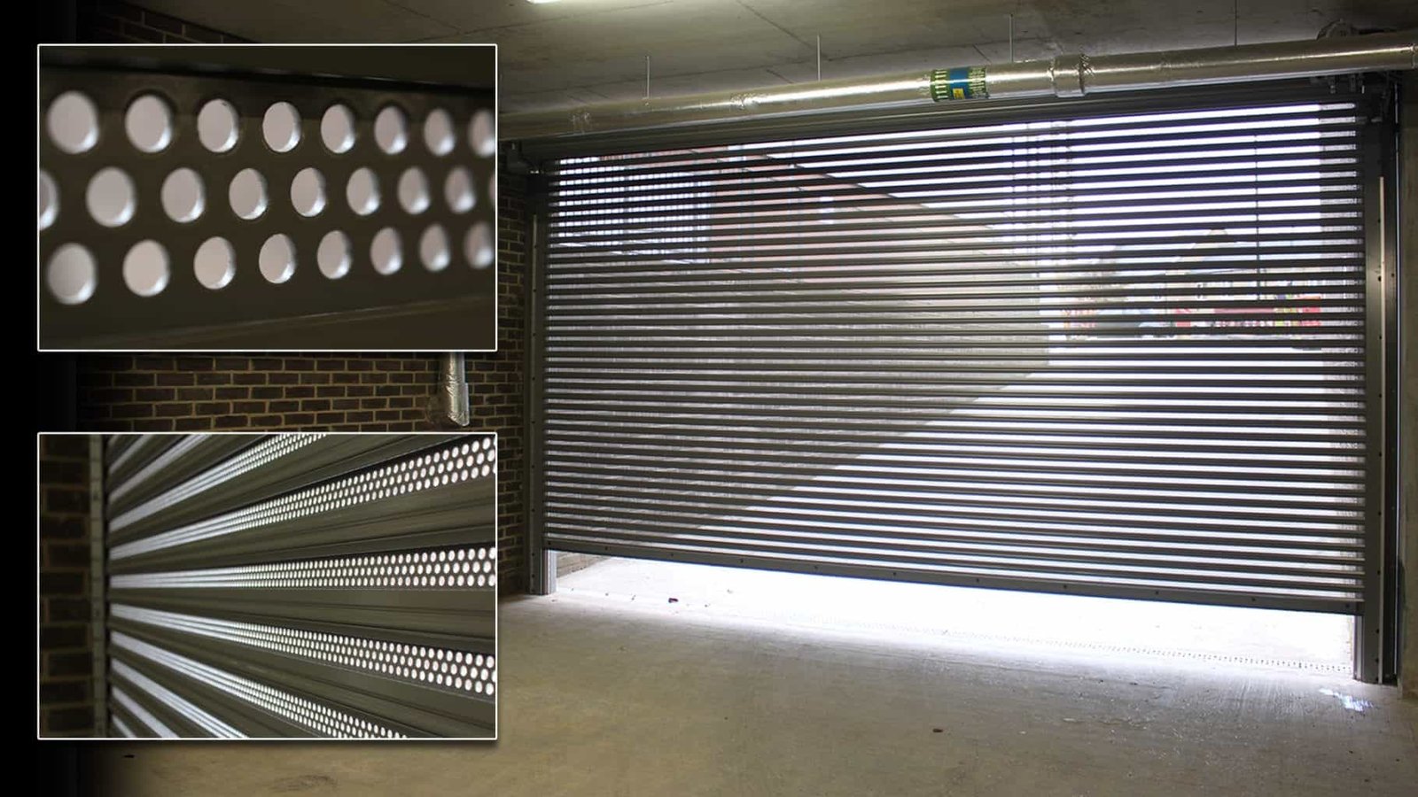 Perforated Car Park Shutter in UK | Carparkshutteruk.com